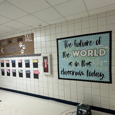 It is a Great Day to Be a Tiger Classroom Tapestry, Mascot Wall Hanging ...