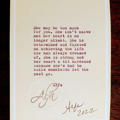 I Know My Worth Typed Poem by Alfa - Etsy