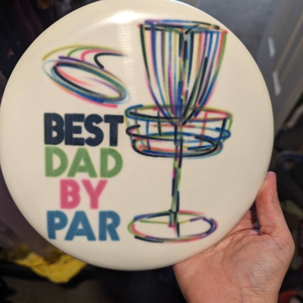 Best Dad by Par Disc Golf Disc | MVP Innova Dynamic Discs | Father Gift ...