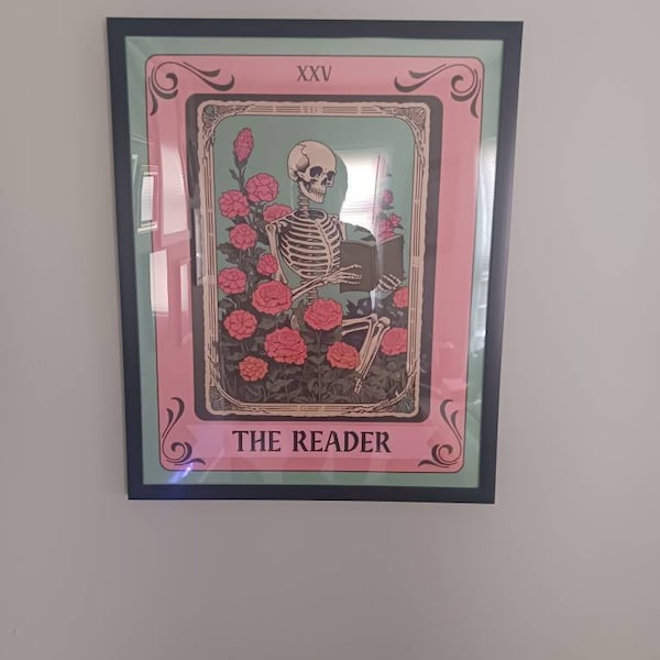 The Reader Tarot Print - Reader Tarot Card - Reading Nook Decor - Gift ...