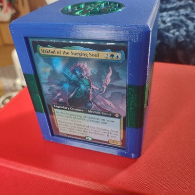 MTG EDH Commander Deck Box W/ Toploader Slot for Stanley Tool Box ...