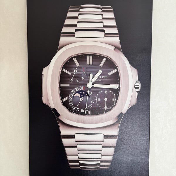Real Clock on the Wall Patek Philippe, With Quartz Silent Mechanism ...