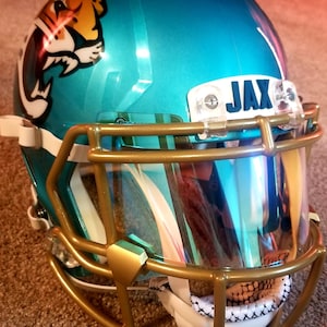 Precision Football Helmet Visor Mirror Chrome - Etsy