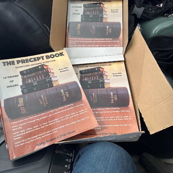 The Precept Book: Scripture Guide for the Twelve Tribes of Israel - Etsy