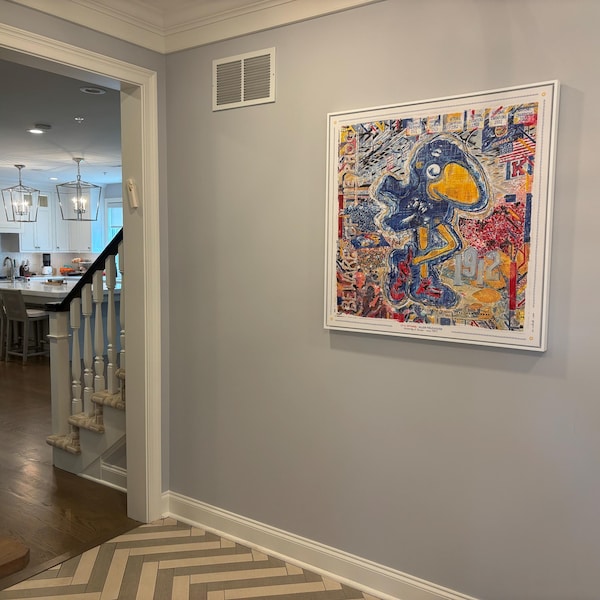 Personalized Custom Kansas Graduation Canvas Print | Personalised KU ...