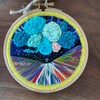 Shaman Eye Wall Art Spiritual Pagan Hanging Decor Embroidery Hoop Art ...