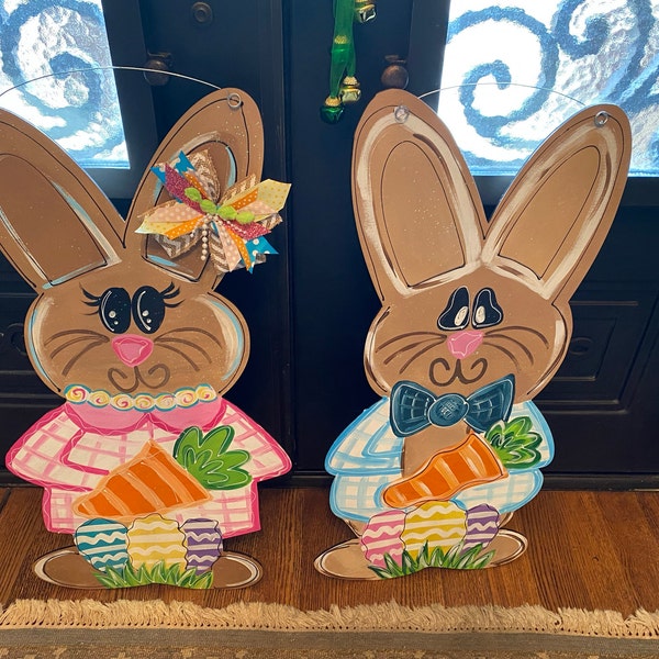 Easter Door Hanger - Personalized Door Hanger - Easter Decor - Easter ...