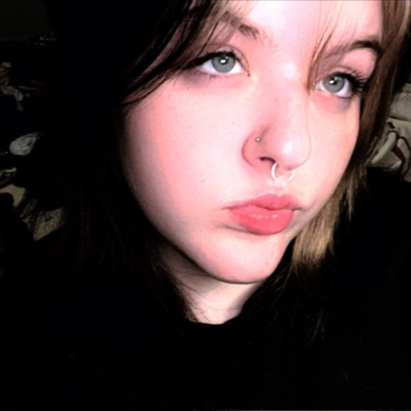 Pale Pink Soft Pincher Retainer, Flexible Septum Crescent or Daith ...