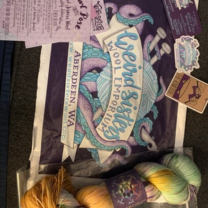 Gothic Lisa Frank Indie Dyed Yarn | Etsy