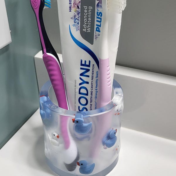 Rubber Ducky Customizable Toothbrush Holder - Etsy