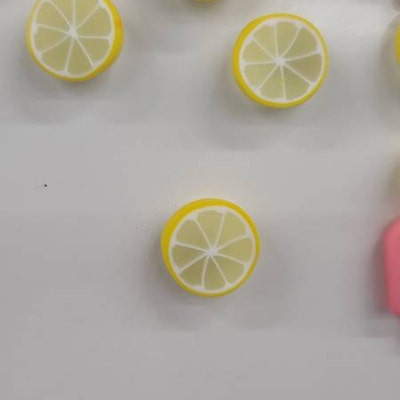 Lemon Slice Magnets or Drawing Pins - Etsy Australia