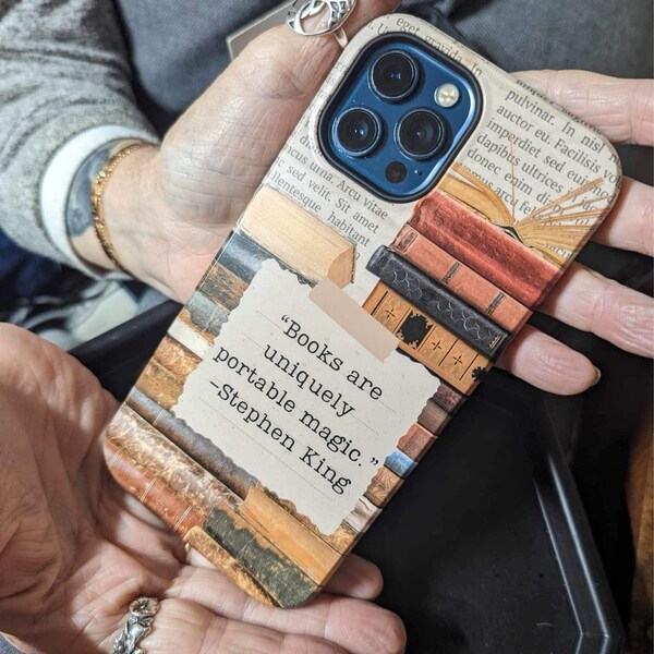 Dragon Phone Case Fantasy Book Theme, Literary Dragon Lover iPhone ...