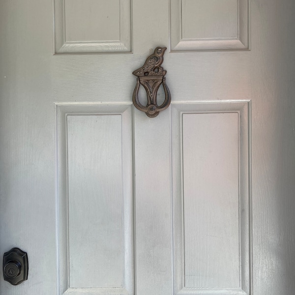 Iron Bird Door Knocker, Front Door Decor, Home Decor, for the Home ...