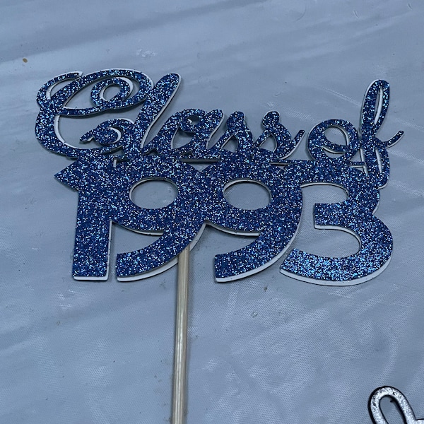 1993 Reunion Centerpiece Sticks, 30th High School Reunion, Class of ...