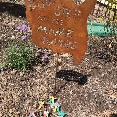 Don't Step on the Mome Raths Yard and Garden Stick Sign Alice in ...