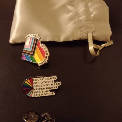 Equal Rights LGBTQIA, BLM, Trans, Feminist, Pro Choice, Pin, Enamel Pin ...