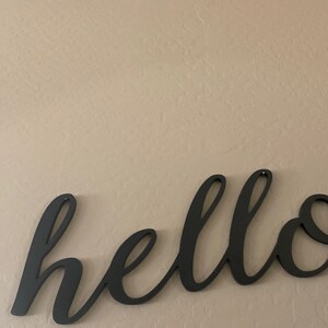 Large Wood Hello Sign, Entryway Decor, Housewarming Gift - Etsy