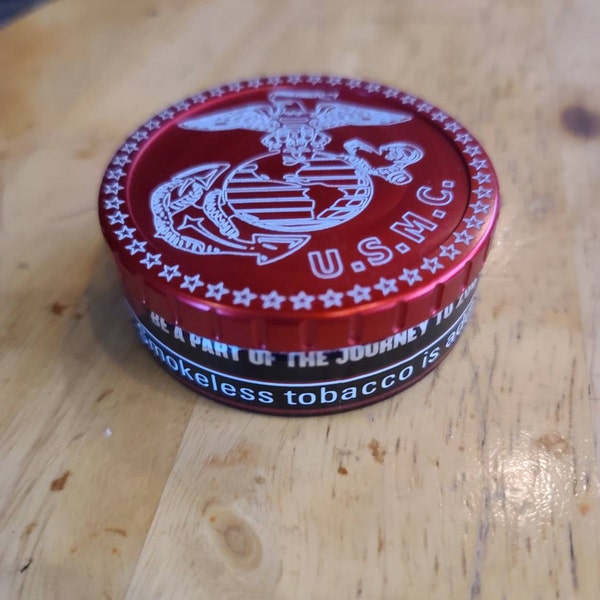Snuff Can Lids, Tobacco Can, Engraved, Custom, Diplidz, US Army - Etsy