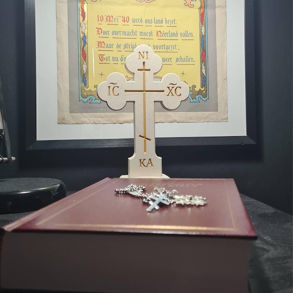 Orthodox Standing Cross, - Made of the Limestone, Religious Gift - Etsy