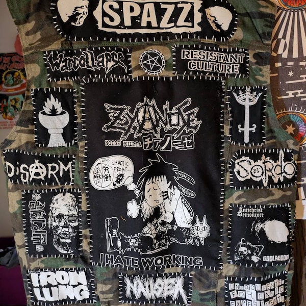 Dsbm Patches Sheet, Black Metal - Etsy