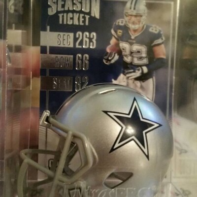 Dallas Cowboys Jason Witten Mini Helmet Shadowbox W/ Card - Etsy