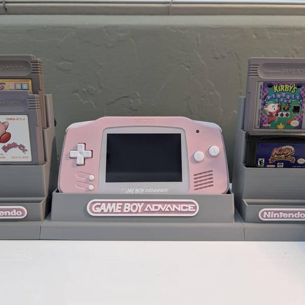 Nintendo Game Boy Advance SP (for Protective Case) and 9 Game Cartridge ...