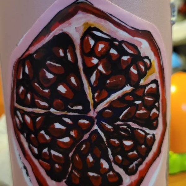 Lemon Watercolor Vinyl Sticker | Fruit Sticker | Cute Laptop Stickers ...