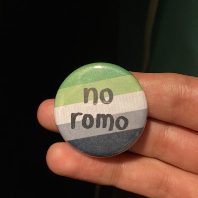 No Romo Aro Pride Button Pin - Etsy