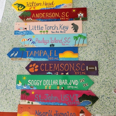 Destination Arrow Signs, Sign Post Arrows, Tropical Sign Post Arrows ...
