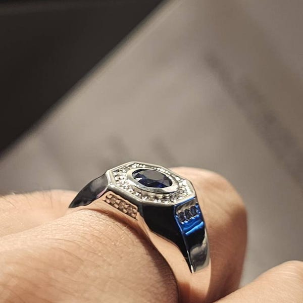 Maori Art Mens Ring in 925 Sterling Silver, New Zealand Native Ring for ...