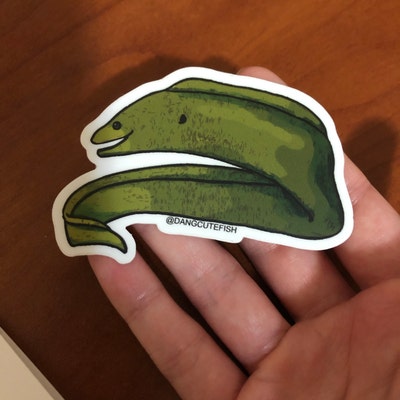 Matte Coated Vinyl Stickers 1 Zebra Moray Eel Great Gift - Etsy