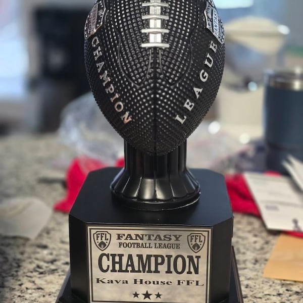 Fantasy Football Champion Trophy: Golden Crown Topper - Etsy
