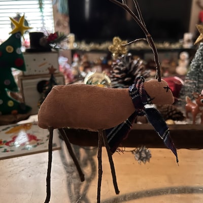 Primitive Reindeer Decor - Etsy