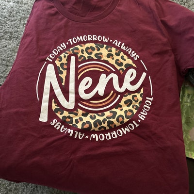 Leopard Nene Shirt for Mother's Day Nene Gift for Birthday Cute Nene T ...