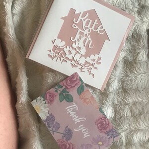 Personalised New Home Names Card, Couple Card, House Warming Card ...