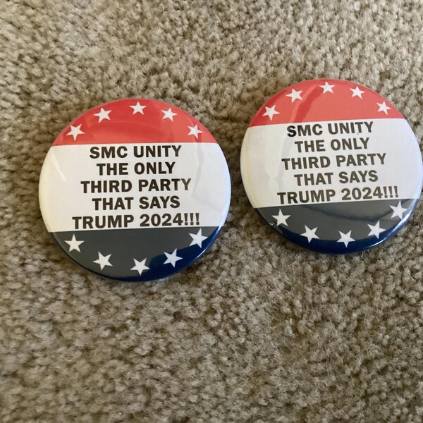 Custom Campaign Buttons - 1.25" or 2.25" Pinback Buttons; VOTE ...