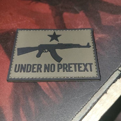 PVC Under No Pretext Subdued Morale Patch - Etsy