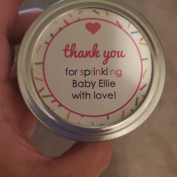Bulk Rainbow Sprinkle Soy Wax Candle Favors: Birthday Cake Scented - Etsy