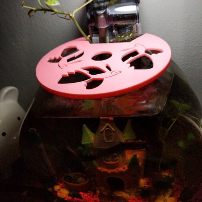 Custom 3D Printed Fish Bowl Cover - Etsy