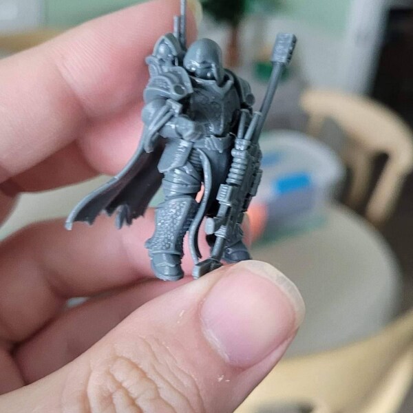 High Brother in Heavy Metal Armor Sci-fi Wargaming 28mm Scale - Etsy