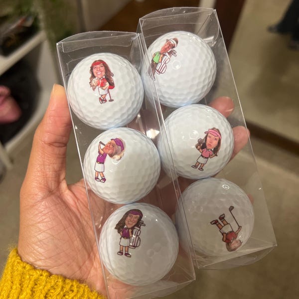 Portrait on Golf Ball, Portrait From Photo, Funny Golf Balls ...