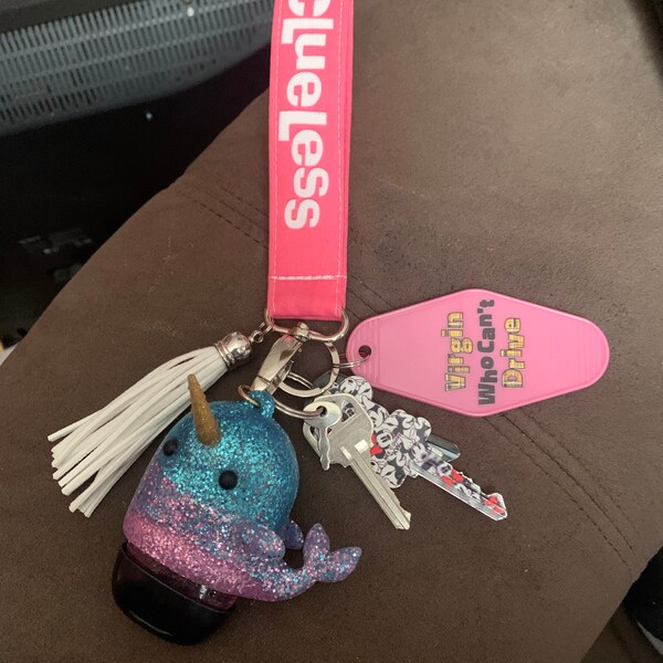 Clueless Keychain Wristlet | Clueless Gifts | Cher | Clueless Birthday ...