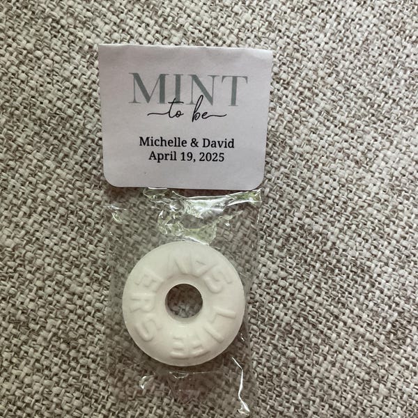 Mint to Be Wedding Favors, Mints Favor for Engagement or Bridal Shower ...