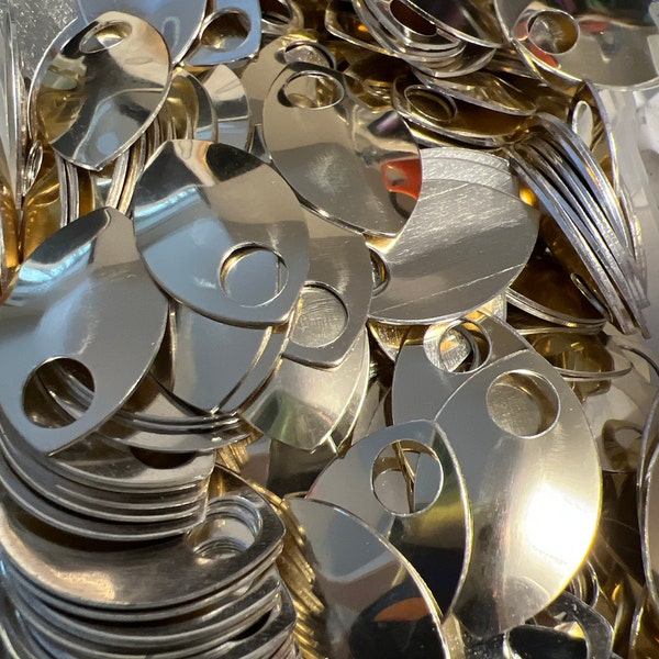 50 Large Scalemail Aluminum Scales, Economical Scalemaille Tag Drop ...