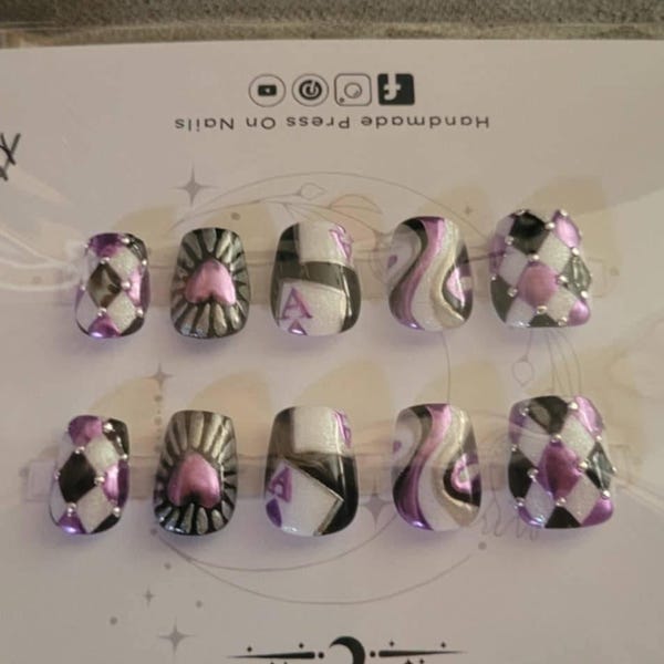 Transgender Flag Pride Handmade Press on Nails | Gel Nails, LGBT+ Nail ...