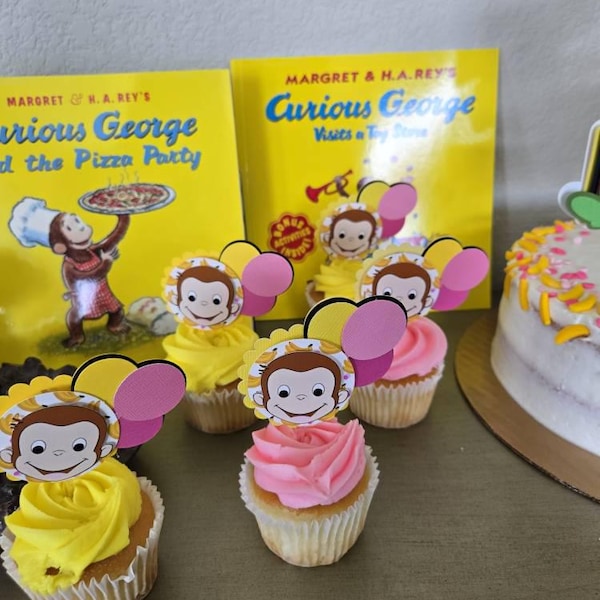 Curious Birthday Decorations, Letters in 3D Centerpiece, Curious Custom ...