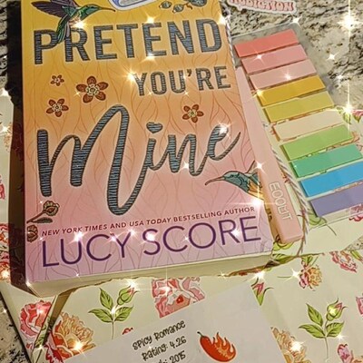 Romantasy and Romance Reader Ticket Bookmarks Gift for Book Lovers ...