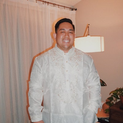 BARONG TAGALOG ARMAN1 Style With Inner Lining Filipino National Costume ...