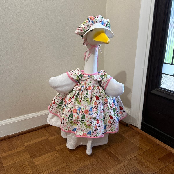 Daphne Goose Dress Sewing Pattern, Yard Goose Clothes (PDF Instant ...