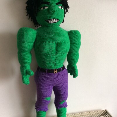 CROCHET PATTERN HULK Giant the Incredible Hulk Amigurumi Pattern ...